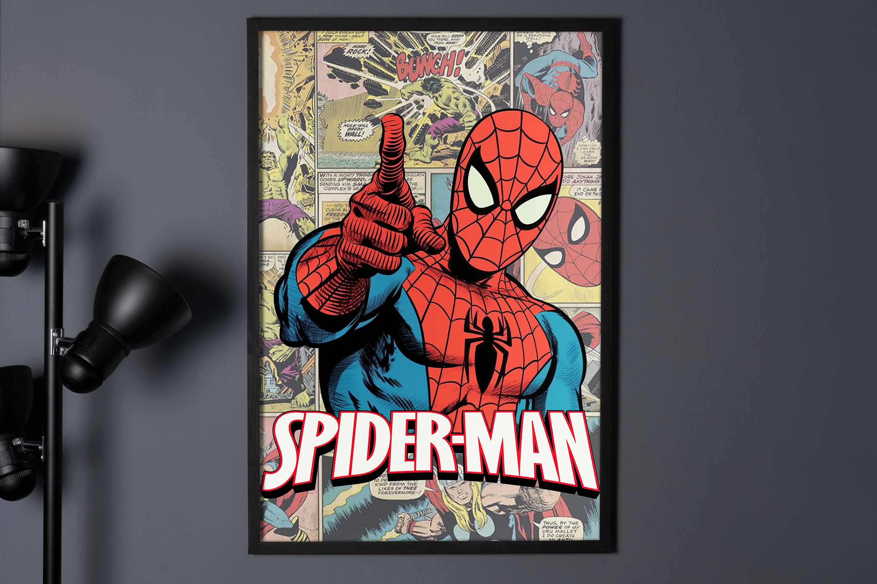 Spider-Man Wall Print | Spider-Man and Friends | Spider-Man Poster sold ...