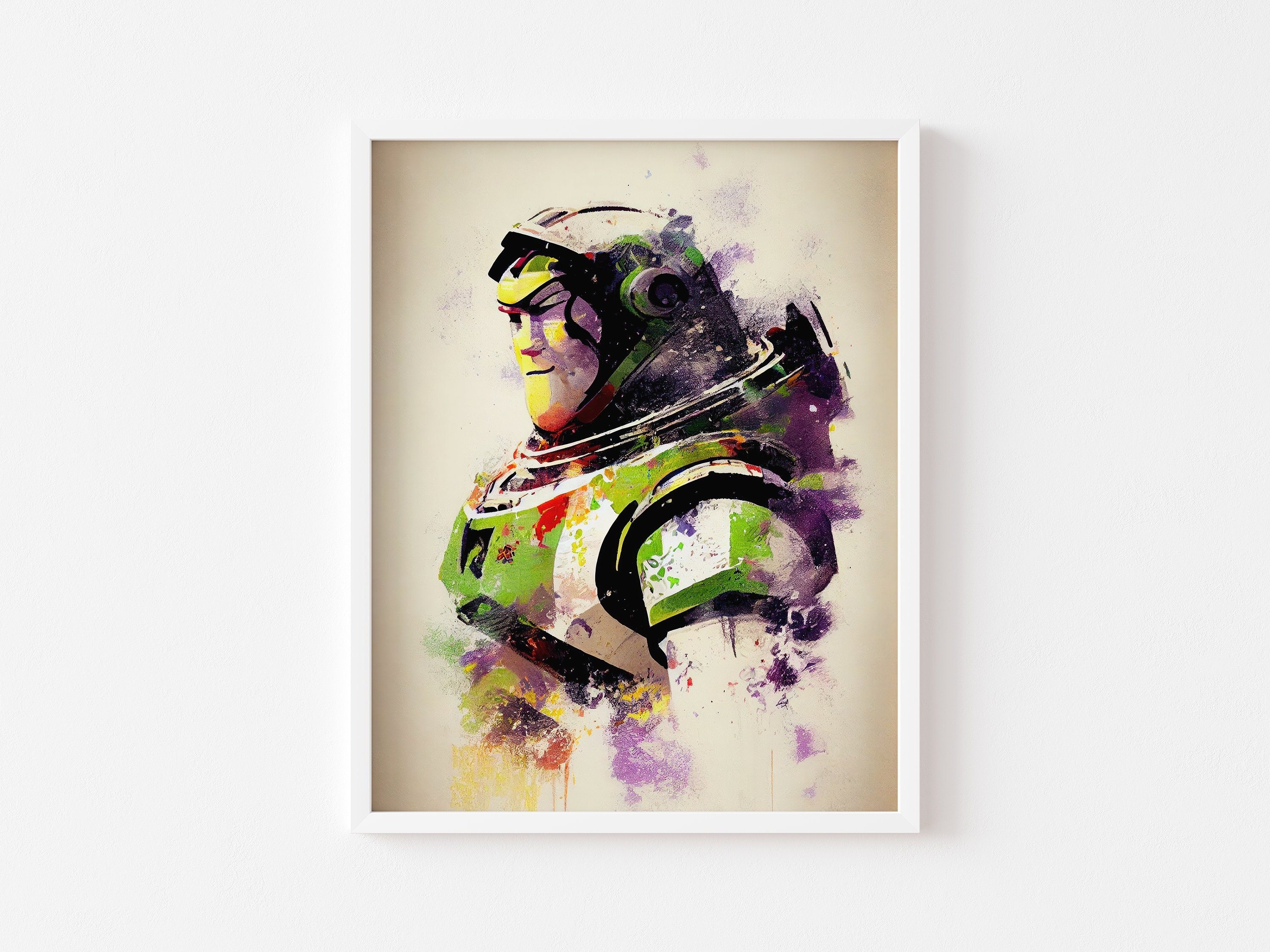 Buzz Lightyear Wall Art Toy Story Poster Buzz and Woody - Etsy