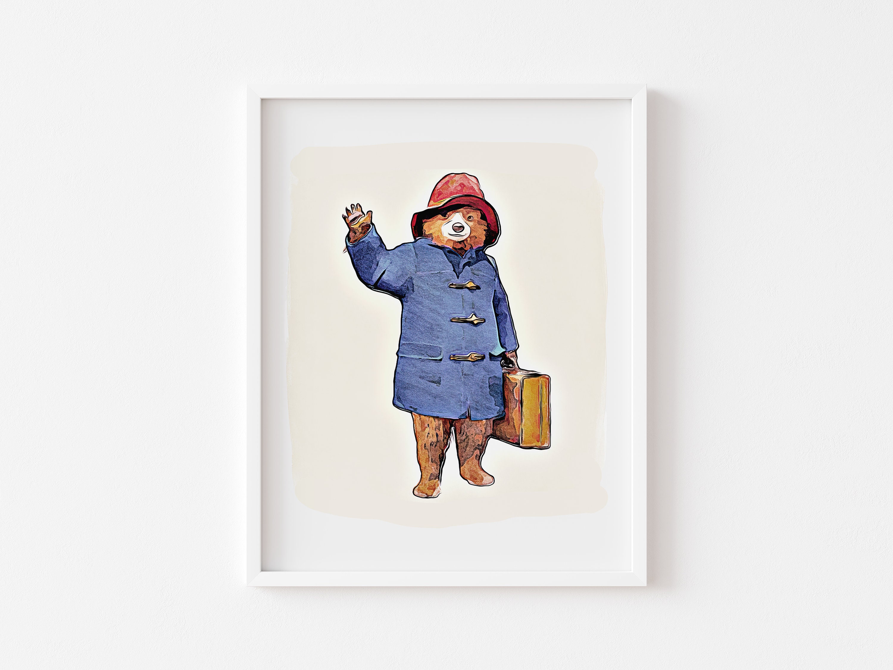 Paddington Bear Print Paddington Poster Paddington Bear Wall - Etsy