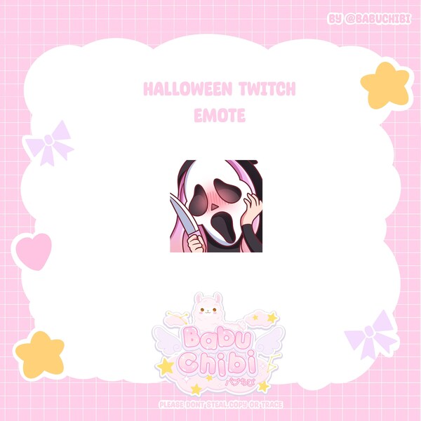 Ghostface Twitch Overlay - Etsy