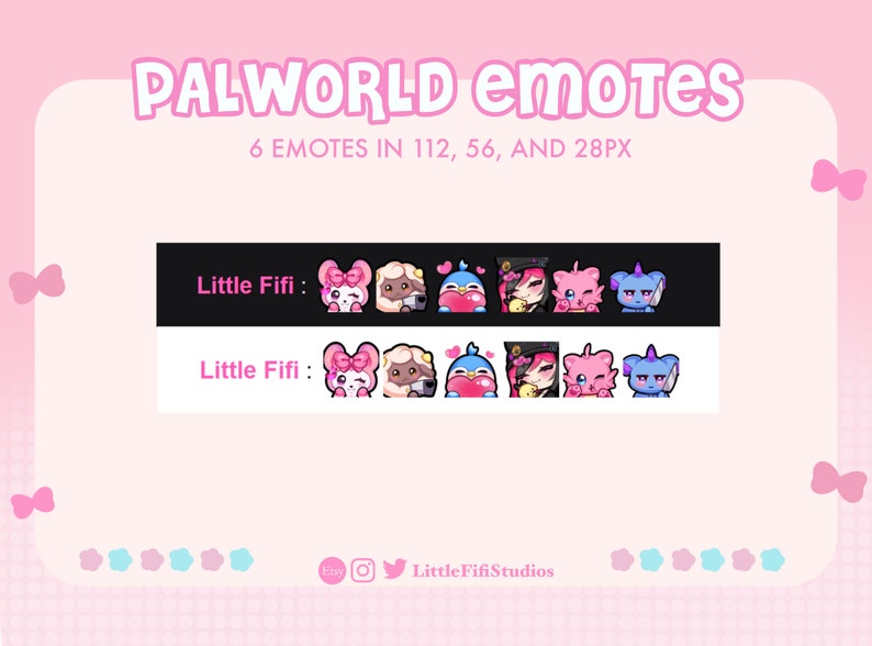 Palworld Twitch Emote Collection, Emotes for Twitch/youtube/kick ...