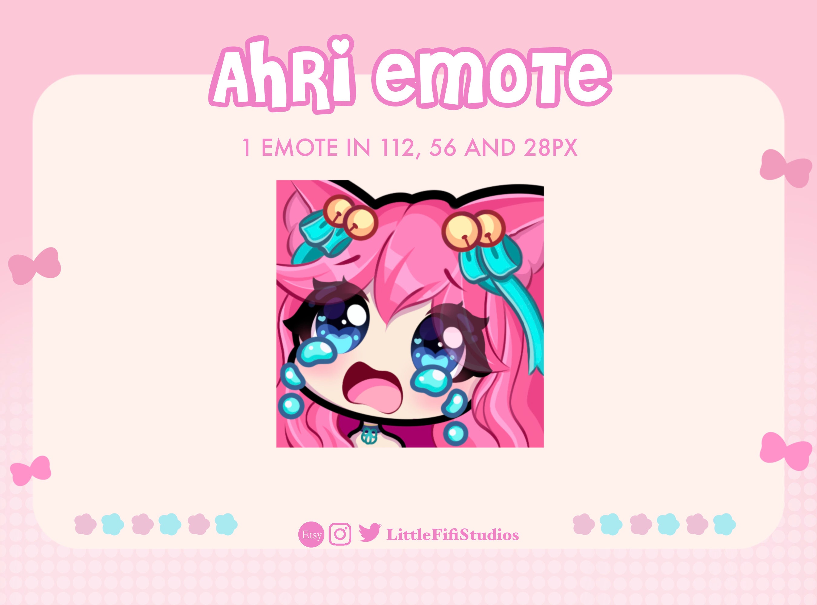 Ahri Twitch Emote Collection, Emotes for Twitch/youtube/kick/discord ...