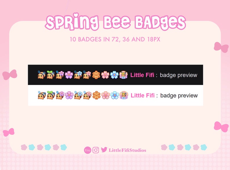 Bee Twitch Sub Badge Collection, Bee Badge, Sub Badges for Twitch ...