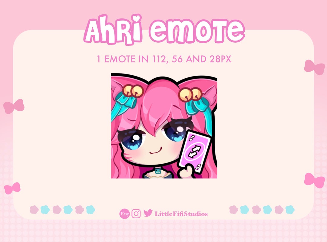Ahri Twitch Emote Collection, Emotes for Twitch/youtube/kick/discord ...
