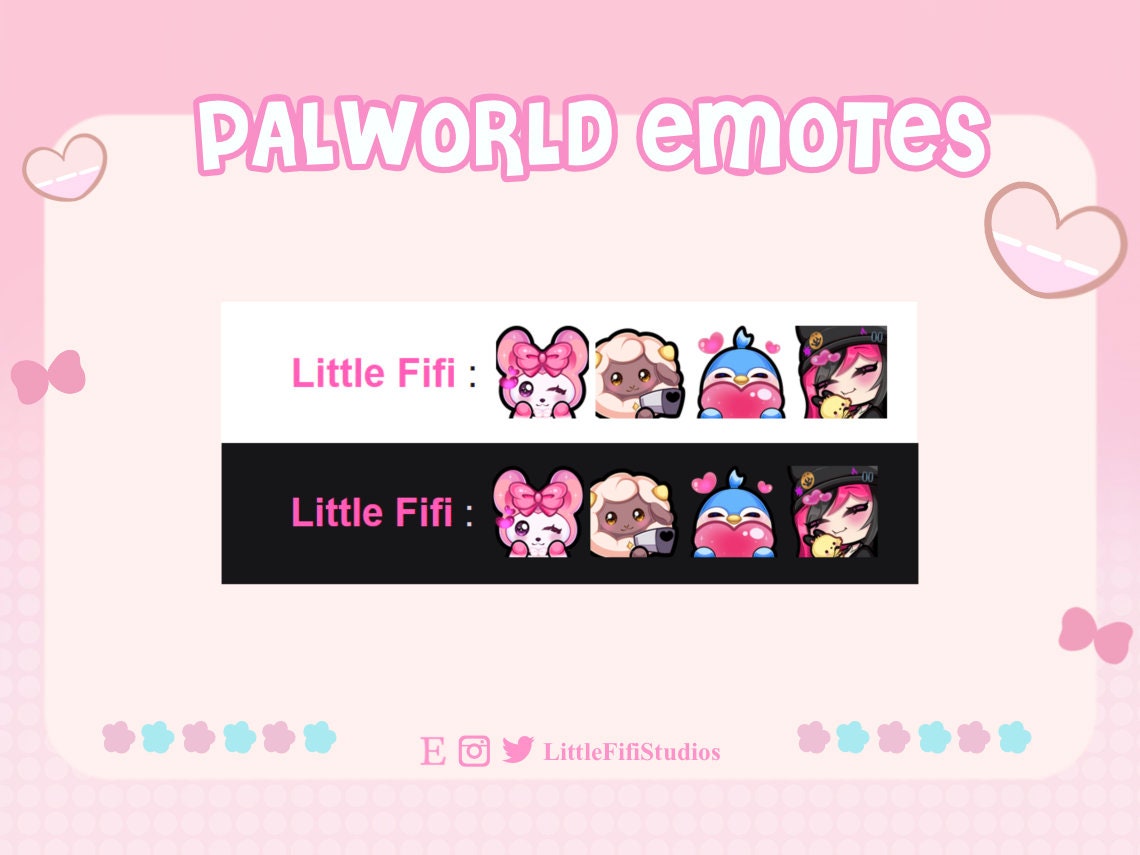 Palworld Twitch Emote Collection, Emotes for Twitch/youtube/kick ...