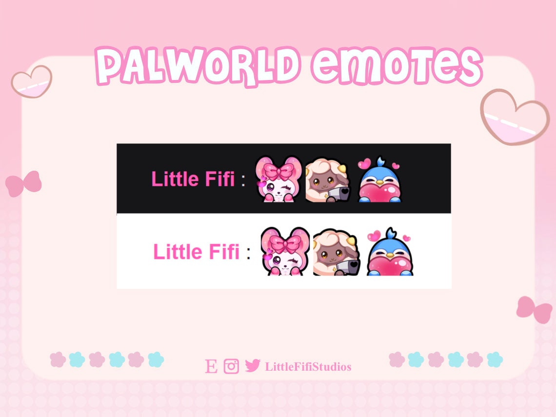 Palworld Twitch Emote Collection, Emotes for Twitch/youtube/kick ...