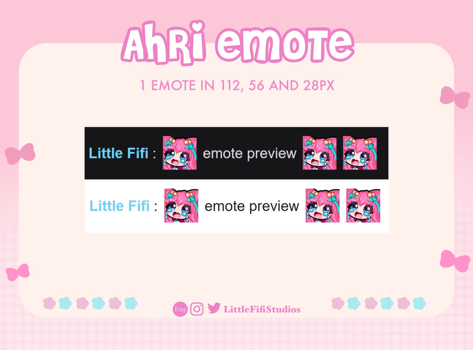 Ahri Twitch Emote Collection, Emotes for Twitch/youtube/kick/discord ...