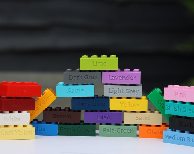 Personalised Engraved LEGO® Brick Made Using 100% Brand New LEGO ...