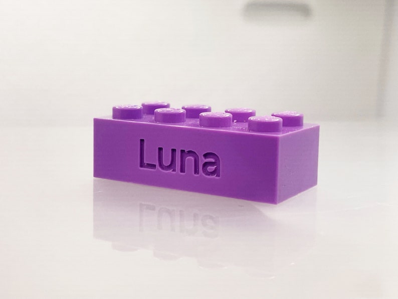 Personalised Engraved LEGO® Brick Made Using 100% Brand New - Etsy