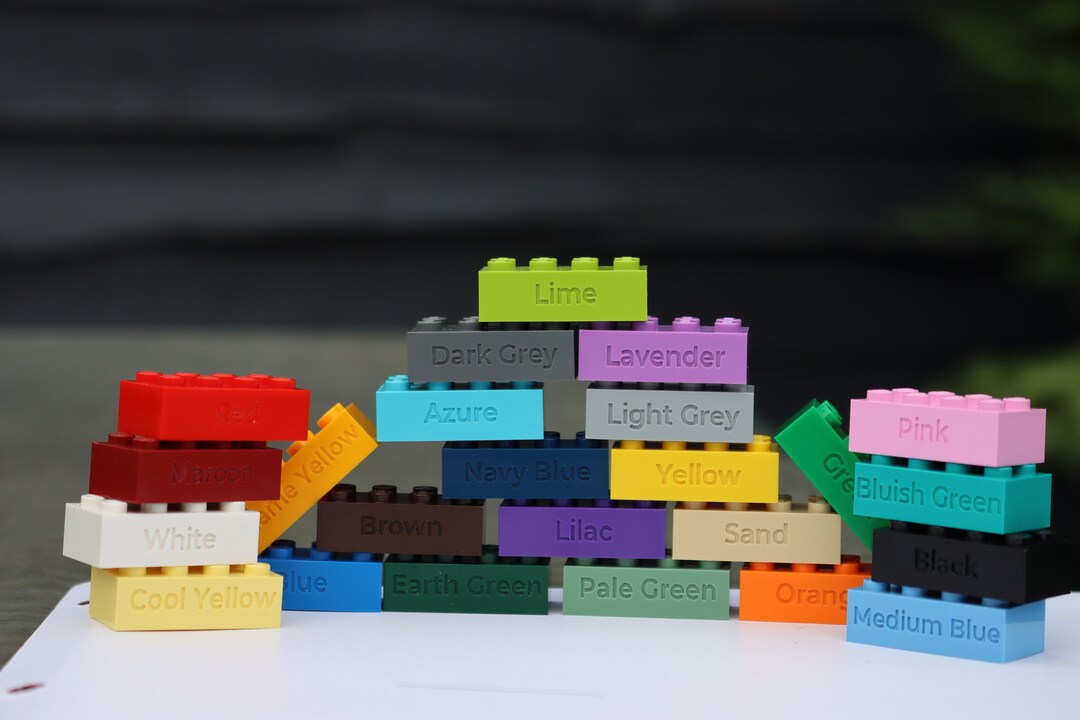 Personalised Engraved LEGO® Brick Made Using 100% Brand New LEGO ...