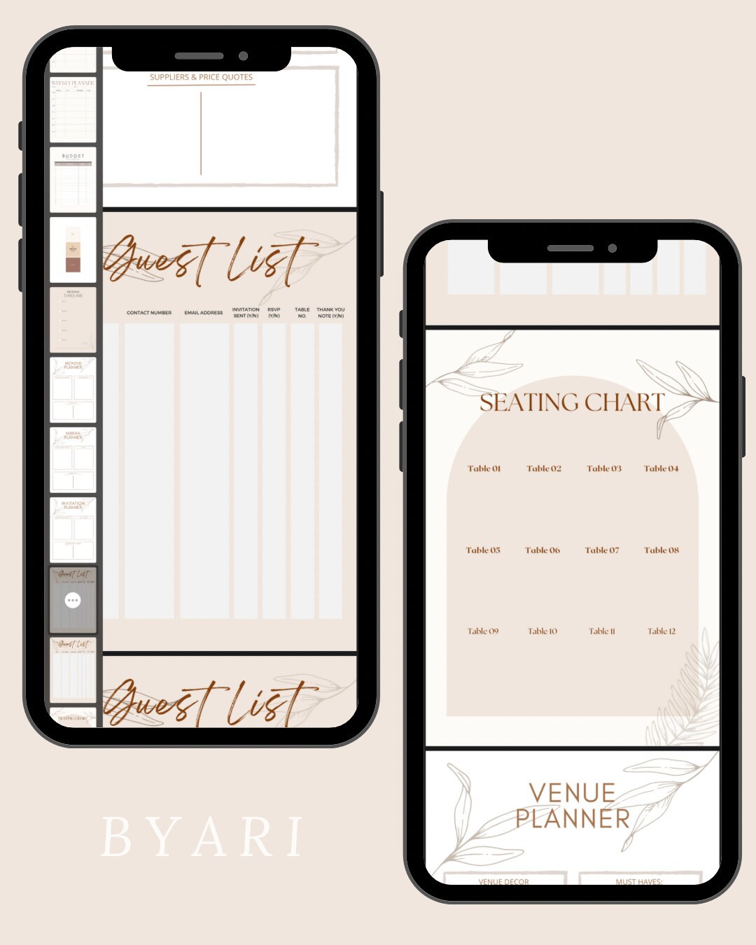 Aesthetic Muslim Wedding Planner | Digital Planner | Desi Wedding ...