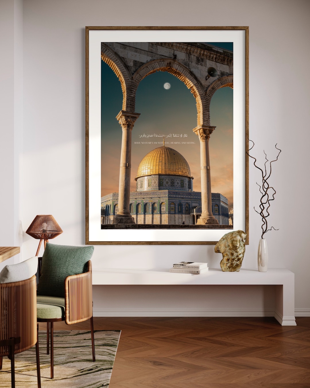 Palestine Poster Al Aqsa Calligraphy| Modern Art | Living Room Bedroom ...