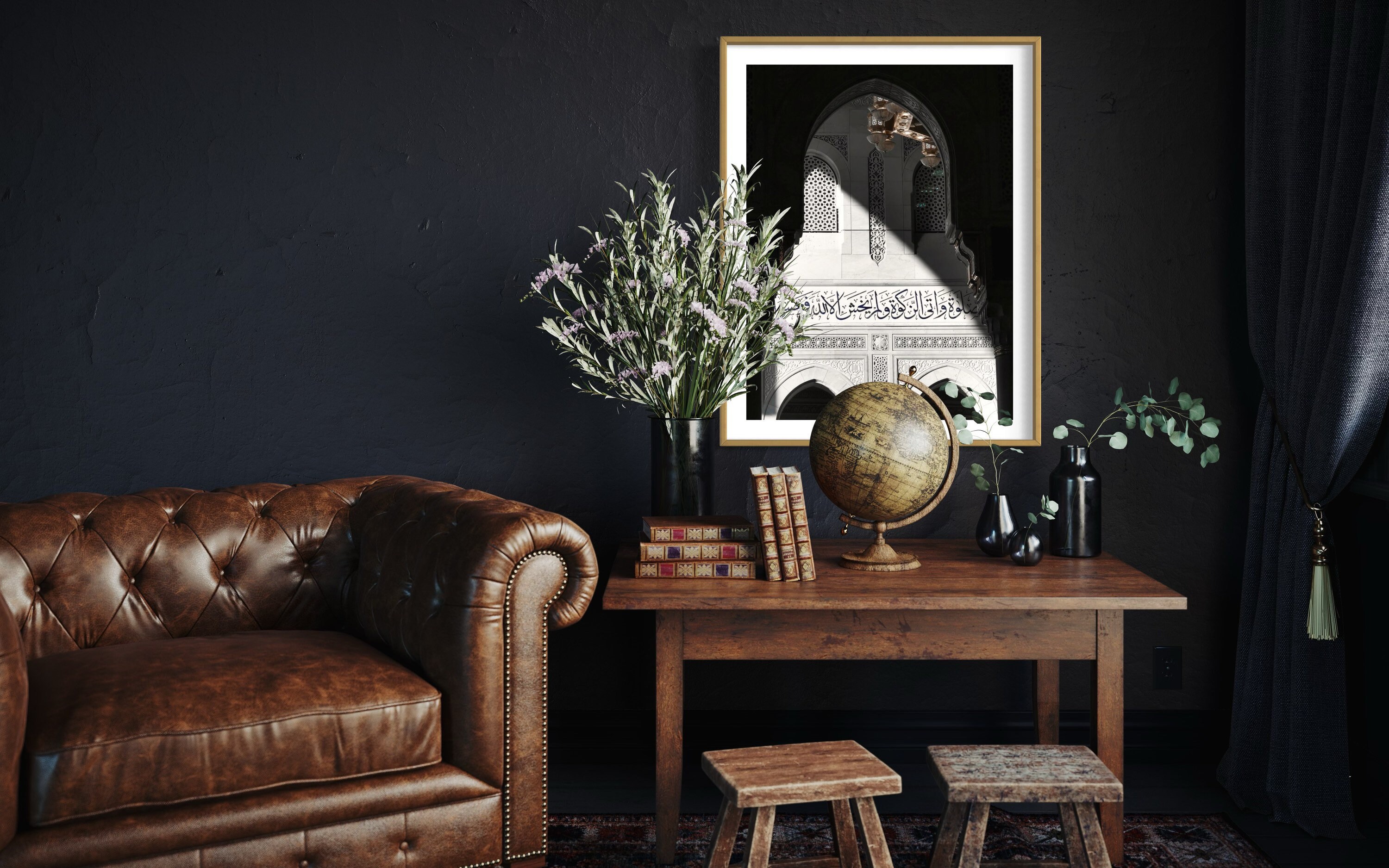 Mosque Arch L Islamic Art Print | Traditional Art | Living Room Bedroom ...
