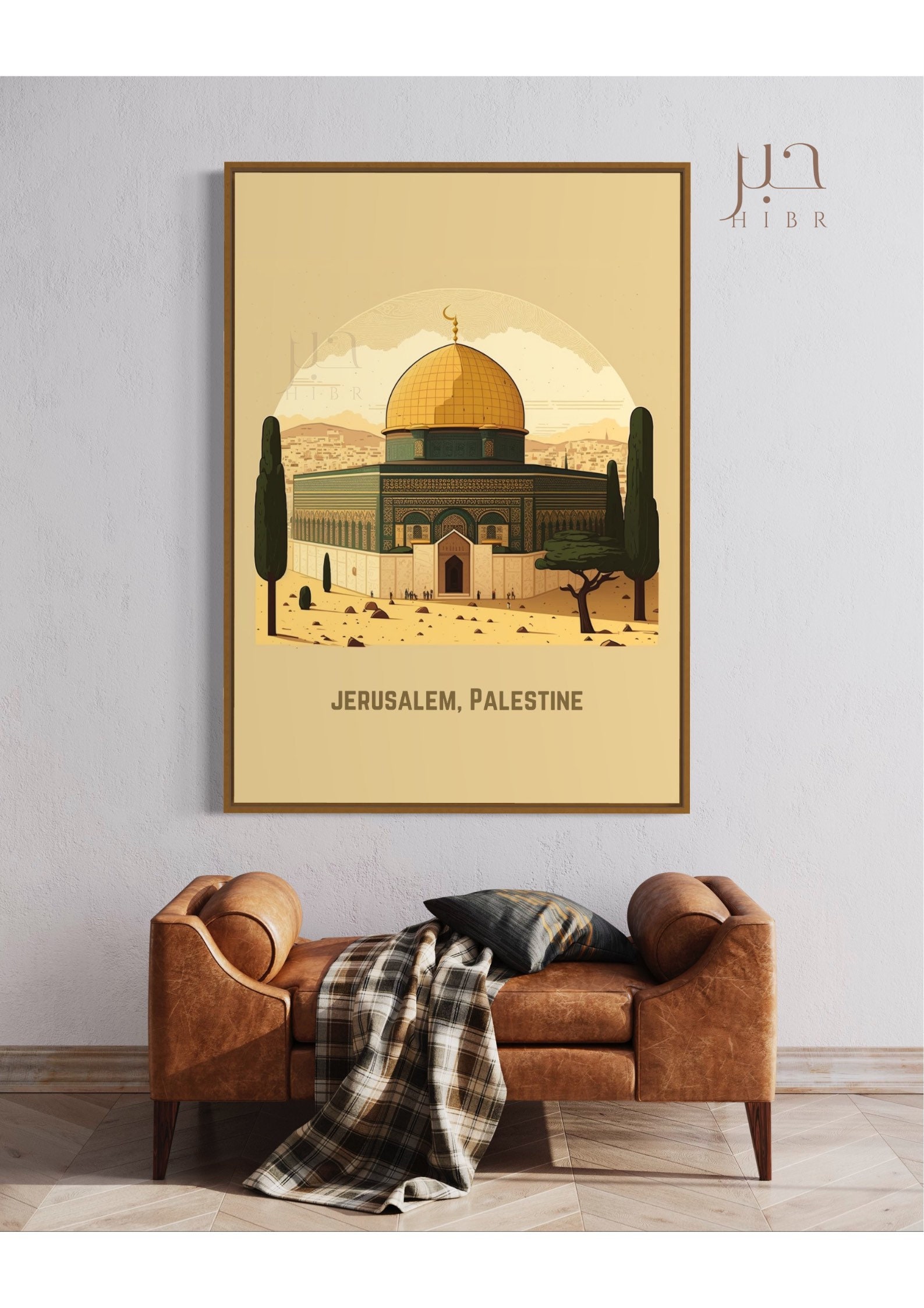 Masjid Al Aqsa Illustration | Islamic Art | Muslim Home Decor | Ramadan ...
