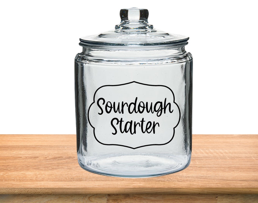 Sourdough Starter, Glass, Jar, Bread, Homemade, Dough, Kit, Grow ...