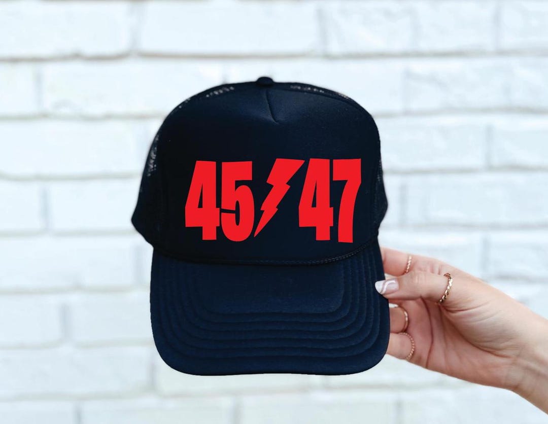 45/47 Trump Trucker Hat, 45/47 Trump Beanie - Etsy