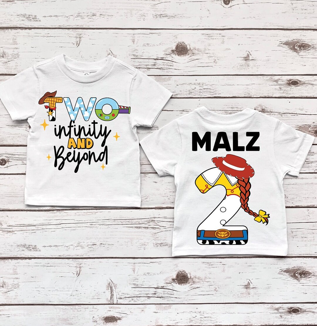 Two Infinity and Beyond Shirt, Toy Story Birthday Shirt, Woody Birthday ...