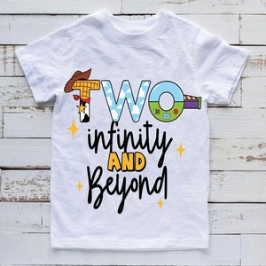 Two Infinity and Beyond Shirt, Toy Story Birthday Shirt, Woody Birthday ...