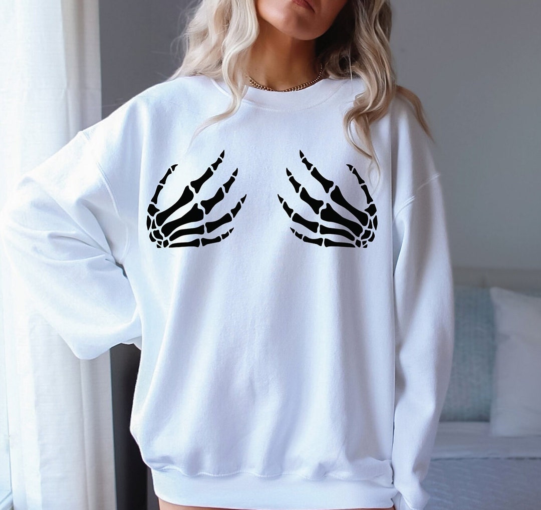 Skeleton Hands, Skeleton Hand Shirt, Funny Skeleton Hands, Halloween ...