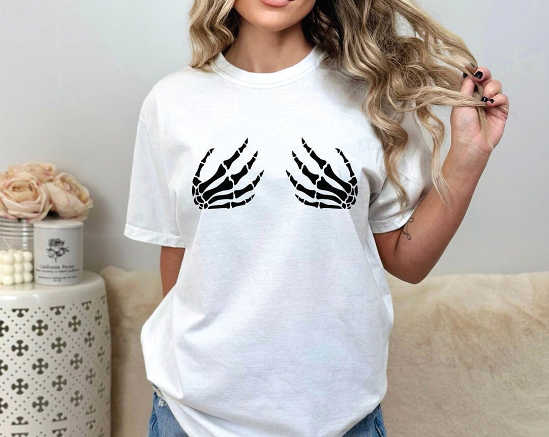Skeleton Hands, Skeleton Hand Shirt, Funny Skeleton Hands, Halloween ...