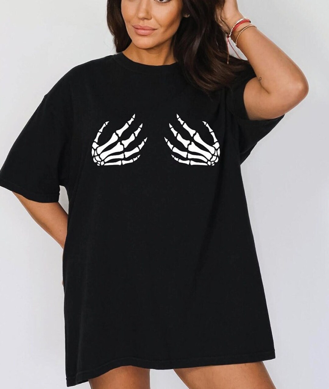 Skeleton Hands, Skeleton Hand Shirt, Funny Skeleton Hands, Halloween ...