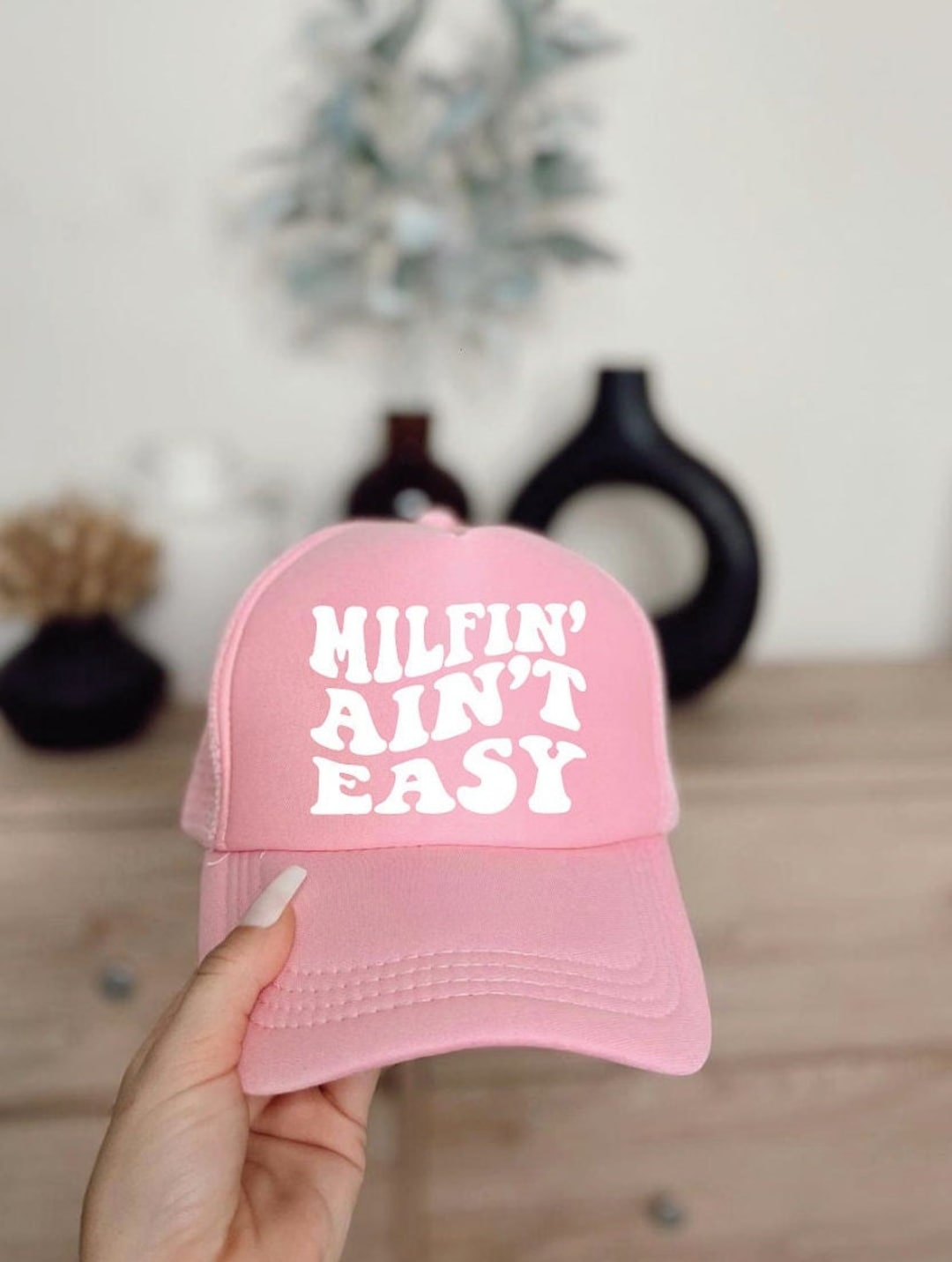 Milfin' Ain't Easy Trucker Hat Milf Hat Milf Beanie - Etsy