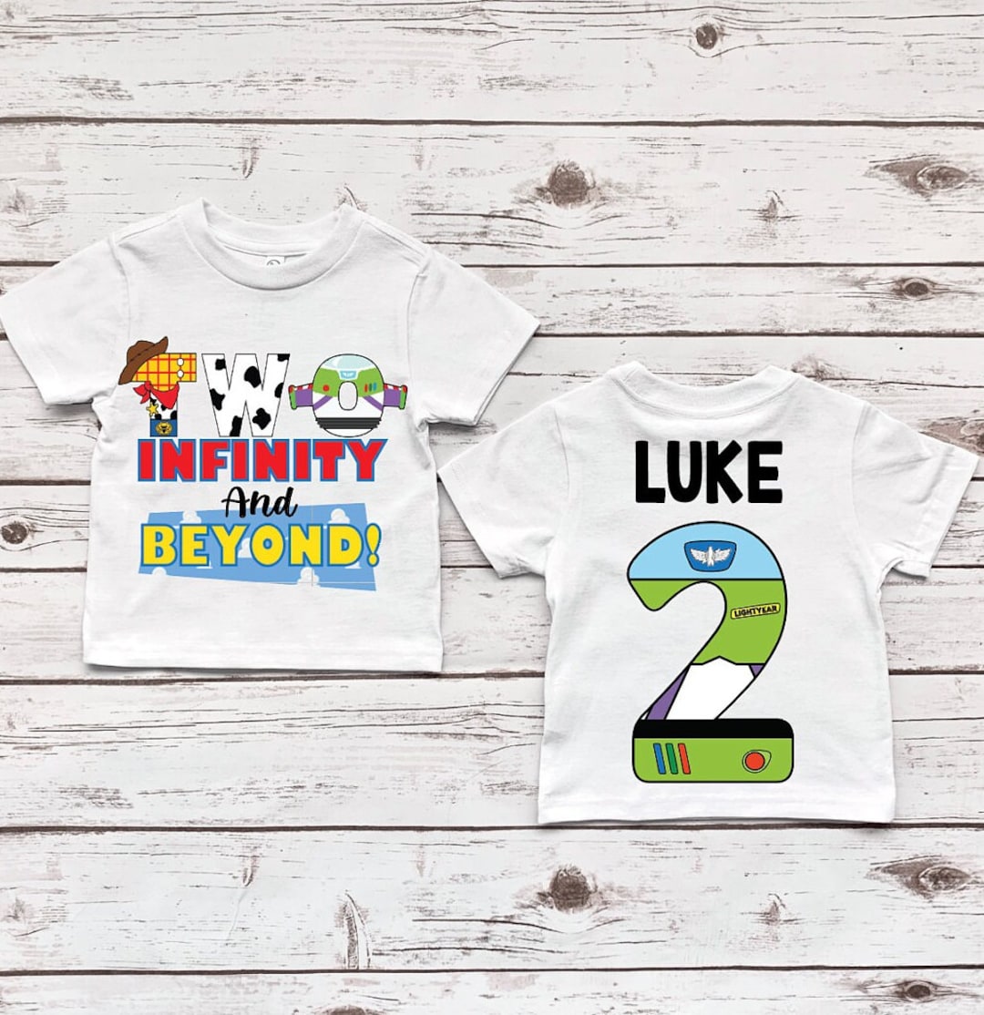 Two Infinity and Beyond Shirt, Toy Story Birthday Shirt, Woody Birthday ...