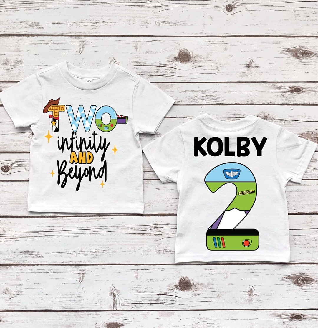 Two Infinity and Beyond Shirt, Toy Story Birthday Shirt, Woody Birthday ...