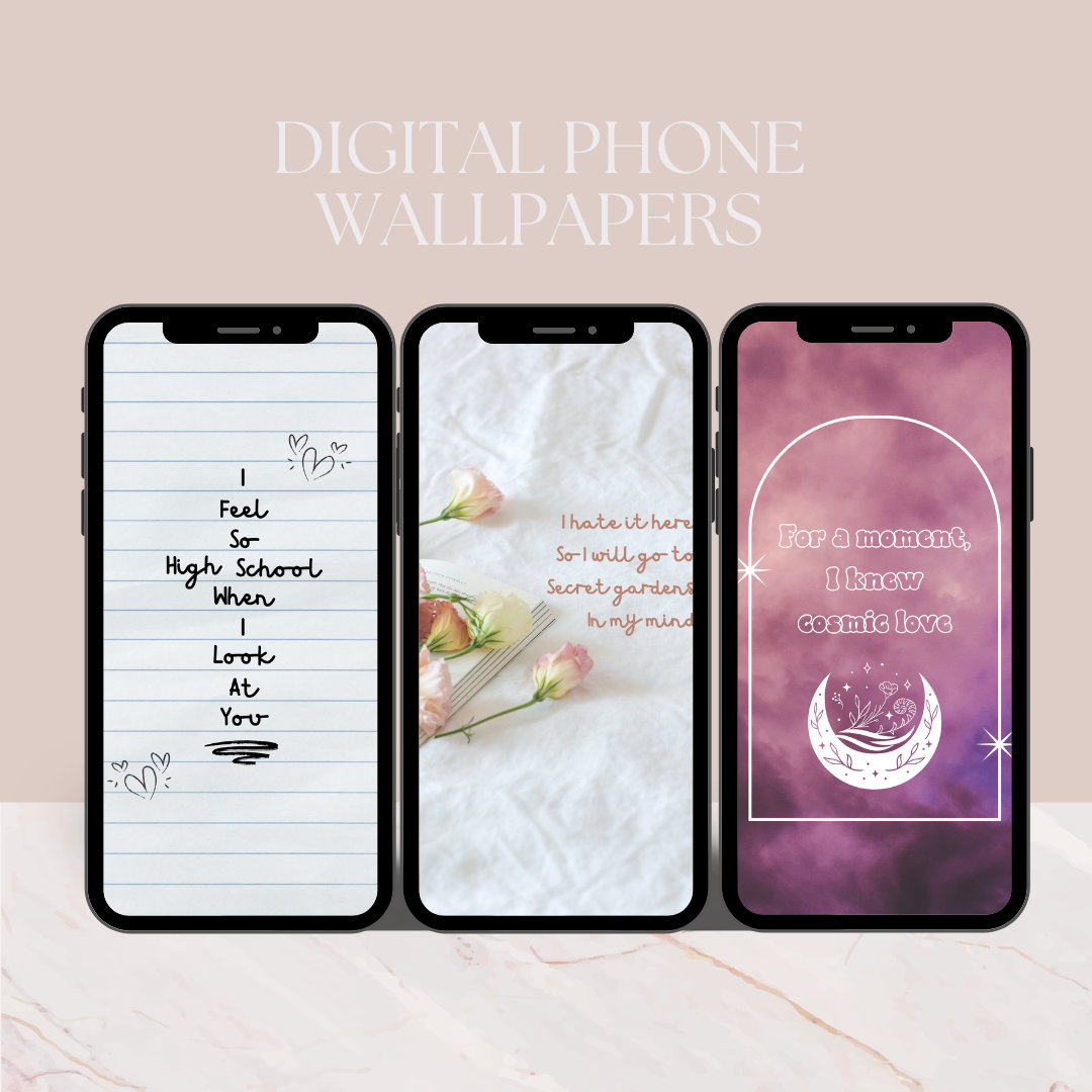 TTPD Inspired Digital Phone Wallpapers so High School, I Hate It Here ...