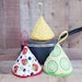 Set of 2 Red Pot Holders | Heat Resistant Oven Mitts for STAUB Cast ...
