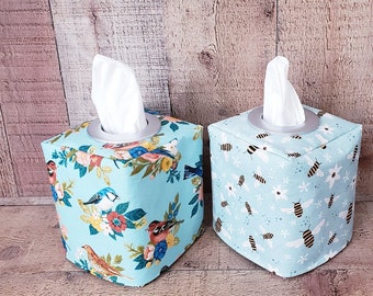 Teal Tissue Box Cover, Teal Decor, Tissue Box Cover, Spring Decor ...