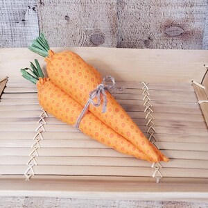 Easter Fabric Carrots, Spring Carrots, Easter Stuffed Carrots, Easter ...