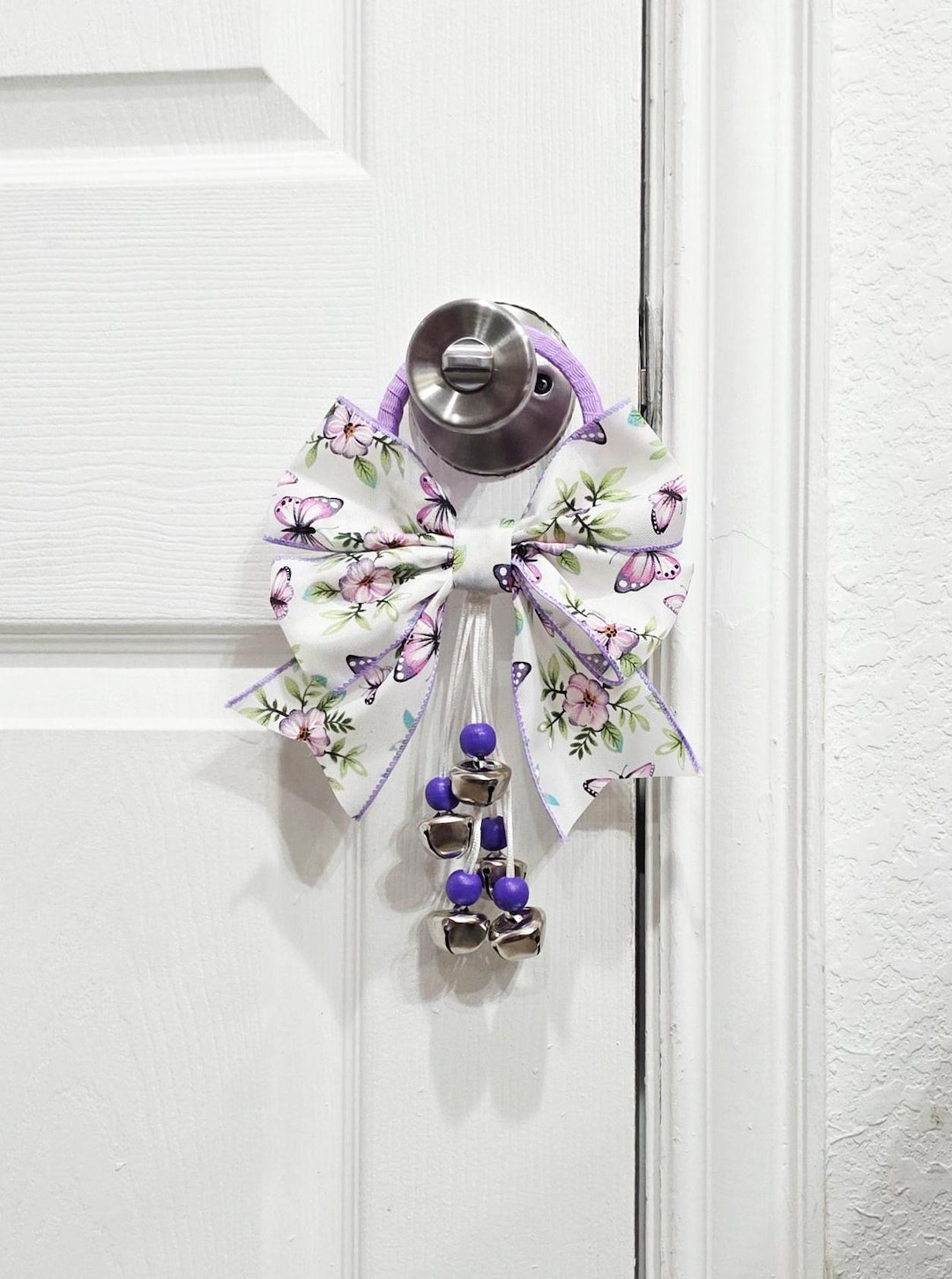 Butterfly Decor Spring Decor Door Knob Hanger Spring Door Decor Door ...