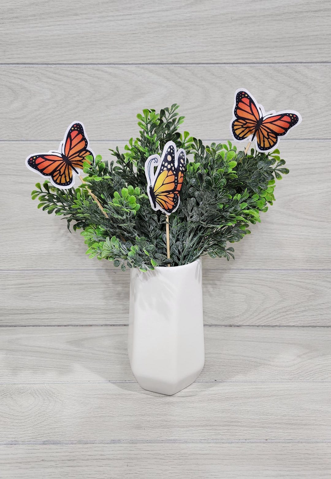 Floral Picks,butterfly Decor,butterflies,plant Sticks,spring Floral ...