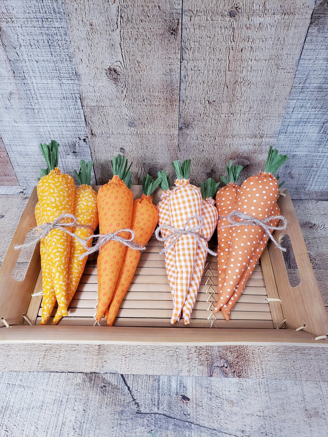 Easter Fabric Carrots, Spring Carrots, Easter Stuffed Carrots, Easter ...