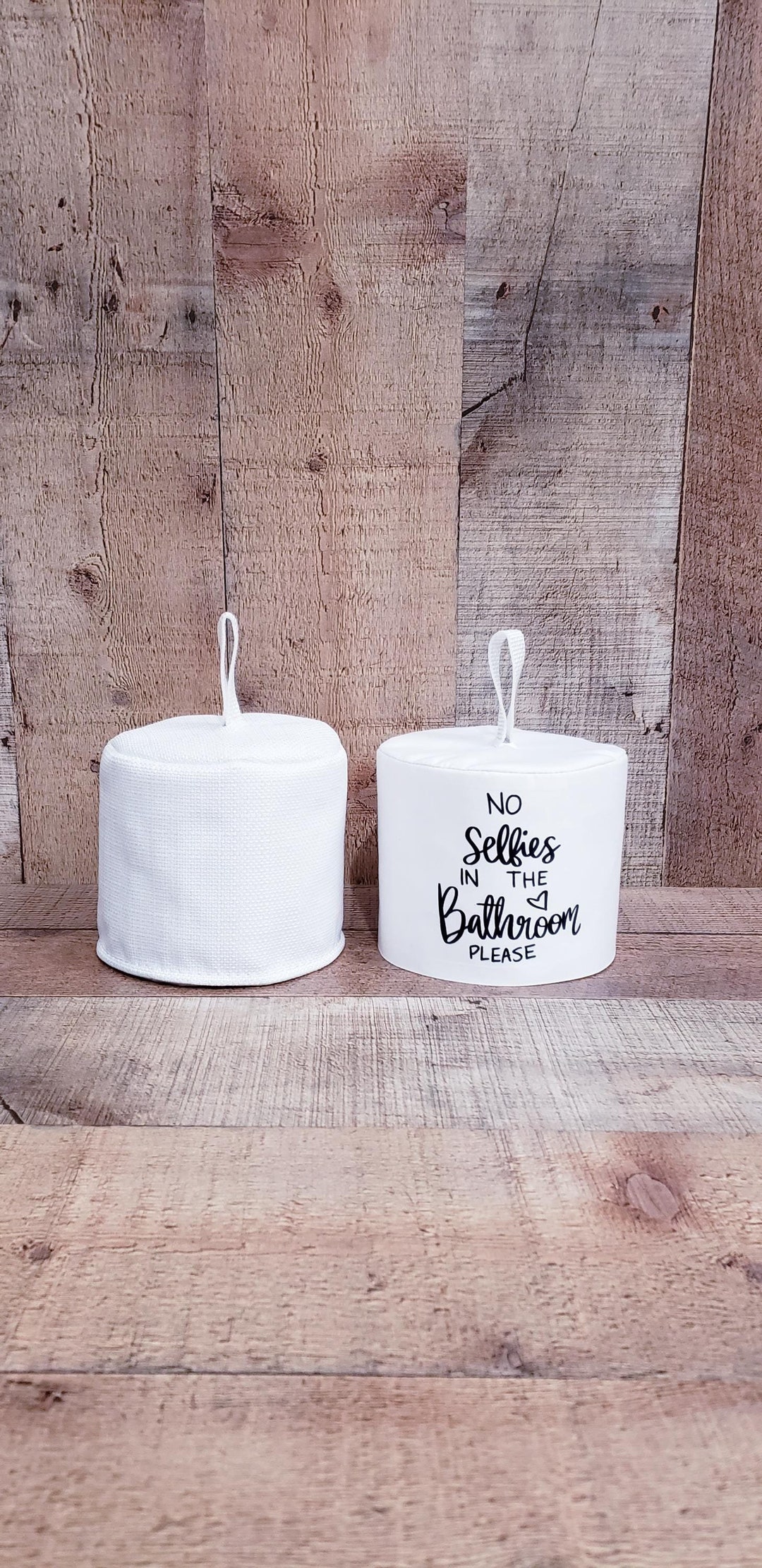 Toilet Paper Cover, White Spare Tissue Cover, Spare Tissue Slipcover ...