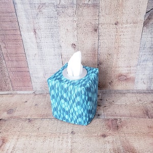 Teal Tissue Box Cover, Teal Decor, Tissue Box Cover, Spring Decor ...