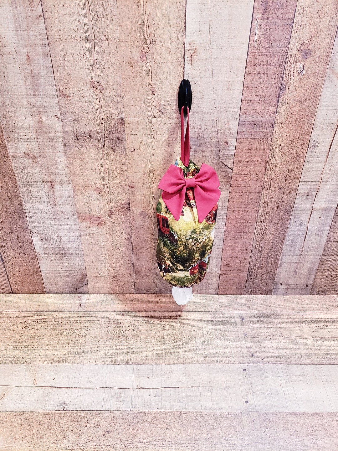 Farm Life, Plastic Bag Holder, Wall Mount Plastic Bag Organizer ...