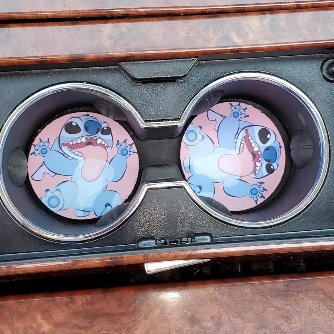 Car Coasters,stitch,lilo and Stitch,coaster, Auto Decor, Cup Holder ...
