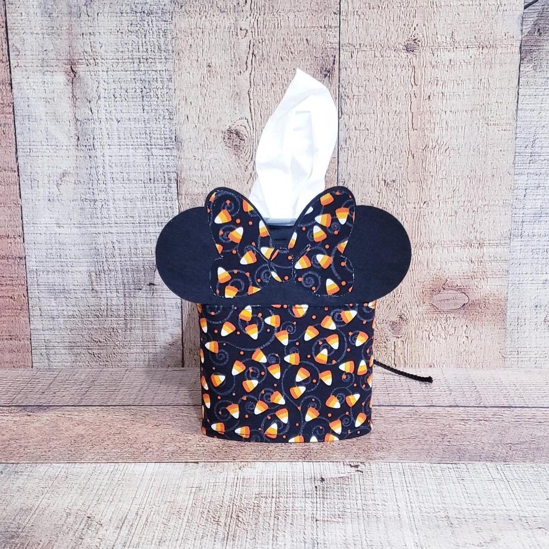 Candy Corn Decor,minnie Mouse Tissue Box Cover,tissue Box Slipcover ...
