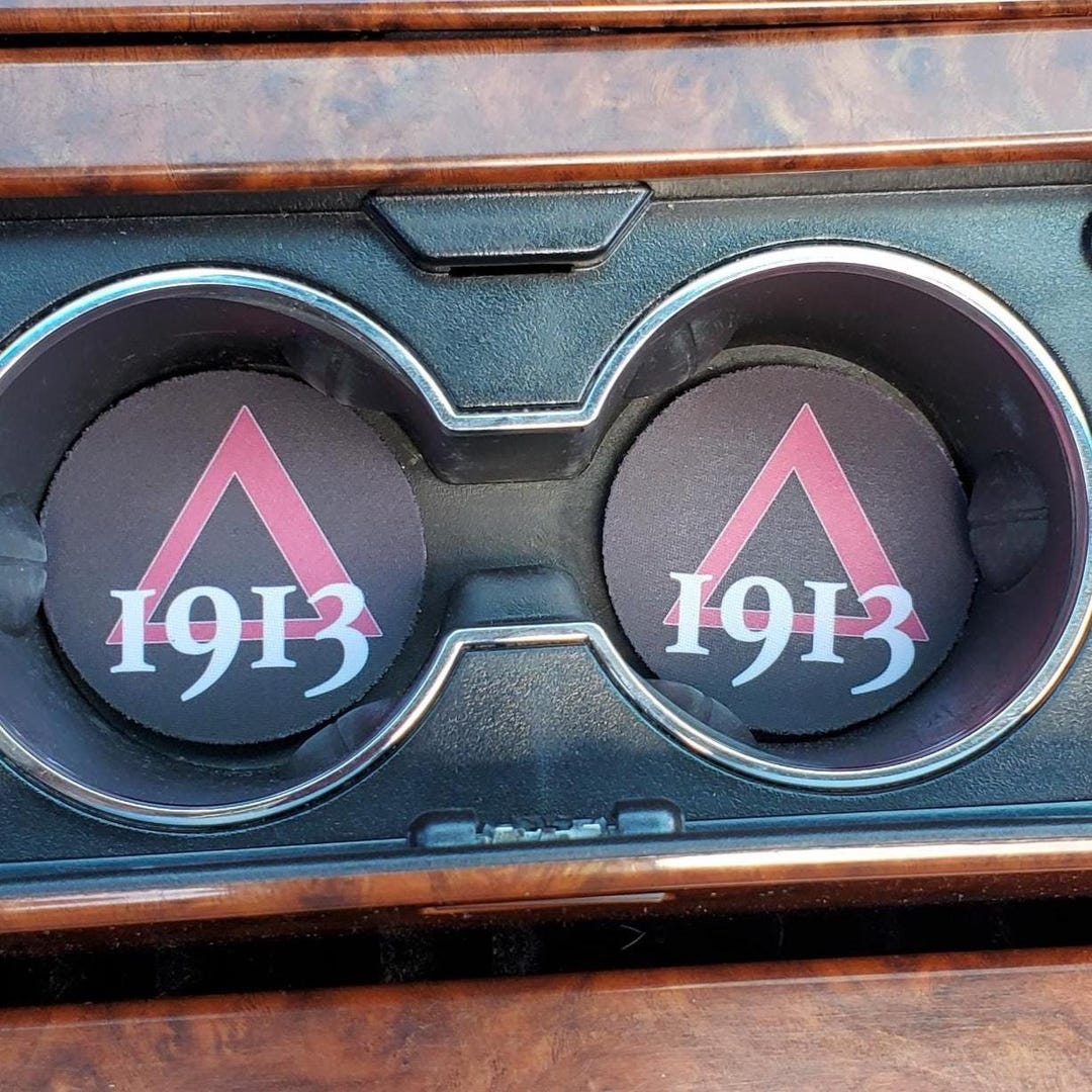 Delta Sigma Theta, Sorority, Car Accessories, Car Decor, Car Coasters ...