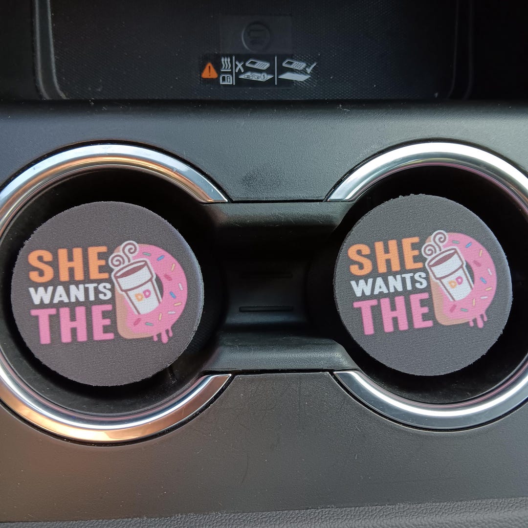 Dunkin Donuts, DD, Car Coaster, Coaster, Car Accessories, Car Decor ...