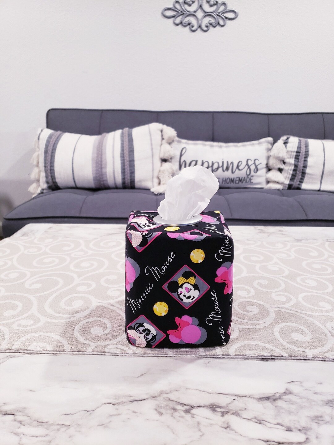 Minnie Mouse, Decorative Cover, Tissue Cover, Square Tissue Holder ...