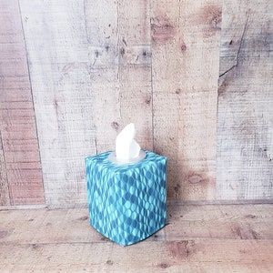 Teal Tissue Box Cover, Teal Decor, Tissue Box Cover, Spring Decor ...