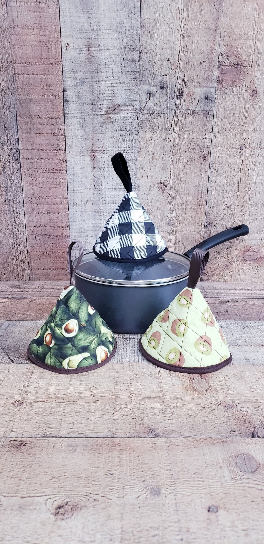 Set of 2,quilted Japanese Pot Lid Holder, Pot Holder,hot Pot Lid Holder ...