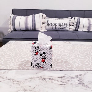 Mickey Mouse Tissue Box Cover, Cover, Mickey Mouse Decor, Disney Decor ...