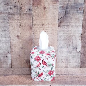 Cardinal Tissue Box Cover,cardinal Decor,christmas Cardinal,fabric ...