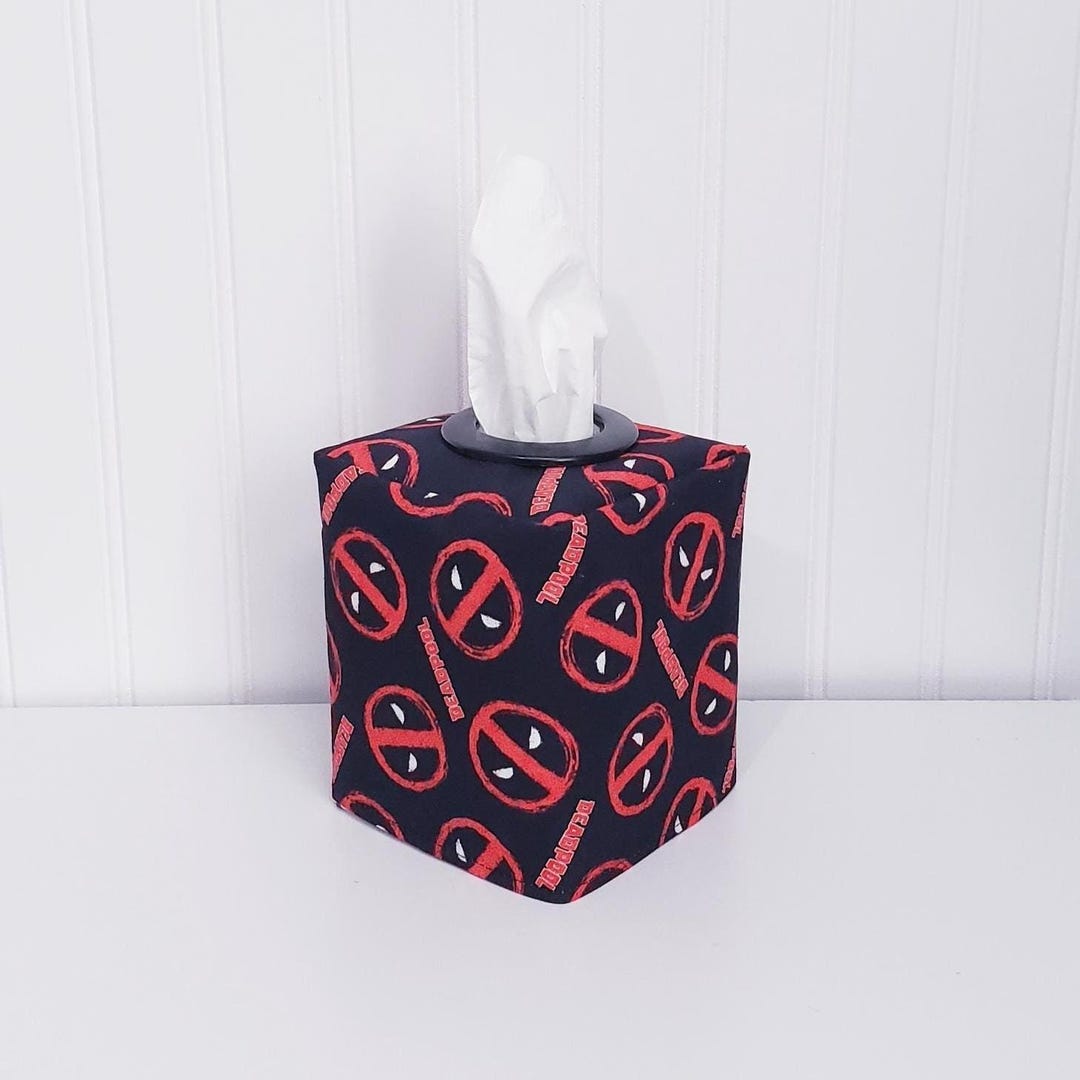 Deadpool, Tissue Box Cover, Floral Printed Tissue Box Cover, Spring ...