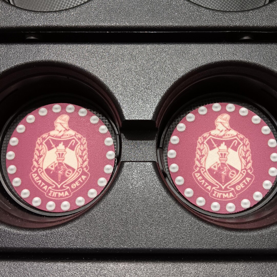 Delta Sigma Theta, Sorority, Car Accessories, Car Decor, Car Coasters ...