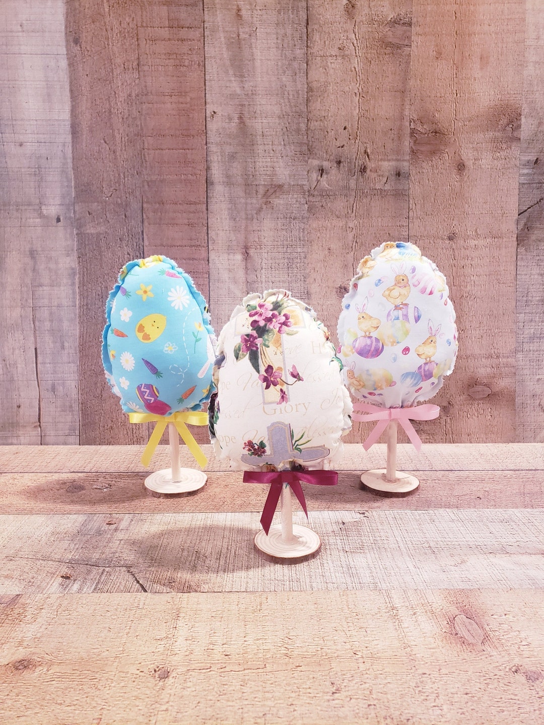 Easter Egg, Fabric Easter Egg, Stuffed Egg, Easter Egg Decor, Indoor Easter Decoration, Easter ...